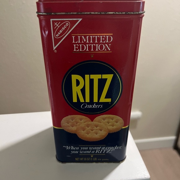 Nabisco | Other | Vintage 98s Limited Edition Ritz Crackers Tin | Poshmark